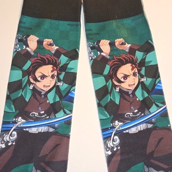 Accessories | Demon Slayer Tanjiro Kamado Graphic Socks | Poshmark
